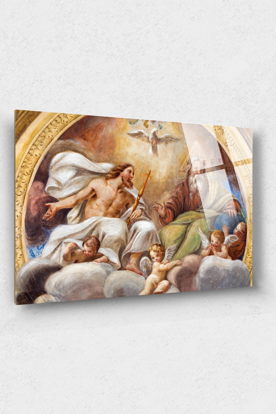 Jesus Art the Holy Trinity Art Religious Decor Christian - Etsy