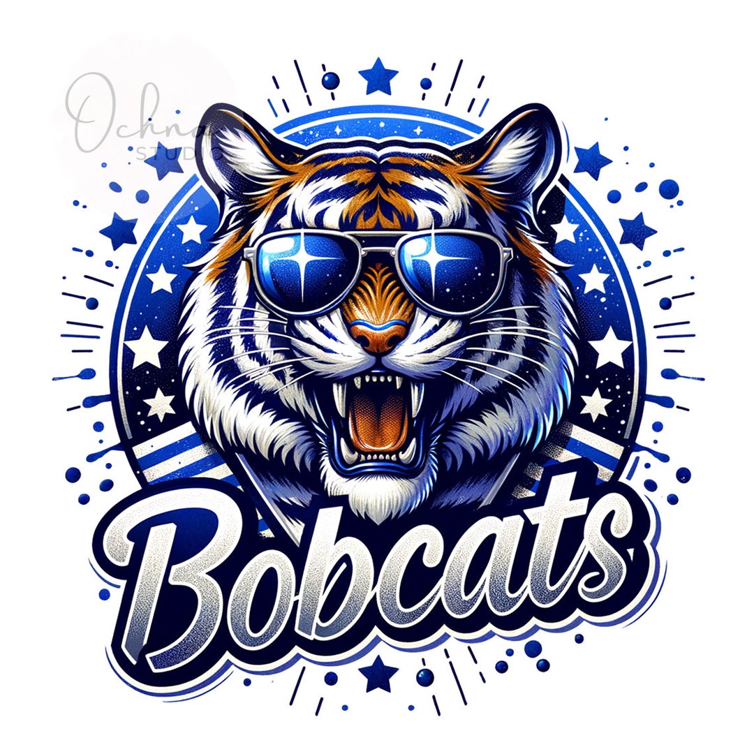 Bobcats PNG, Mascot Png, Royal Blue Png, Football Season Png, Sport Png ...