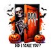 Boo Did I Scare You PNG, Spooky Summer Skeleton Clipart, Halloween ...