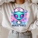 Nurse Vibes Alien PNG, Future Nurse PNG, Alien Nurse, Skeleton Nurse ...