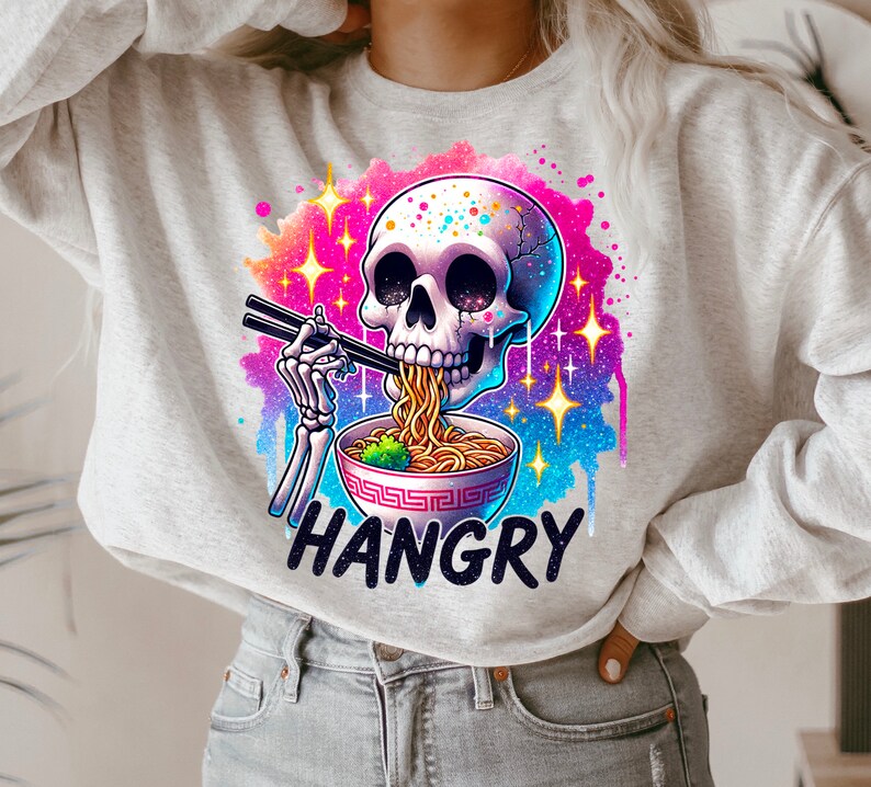 Hangry PNG, Hungry Snarky Skeleton PNG, Ramen Png, Skeleton Clipart ...