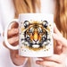 Tiger PNG, Sparkly Tiger, Tiger Face, Gold Tiger Png, Mascot Png ...