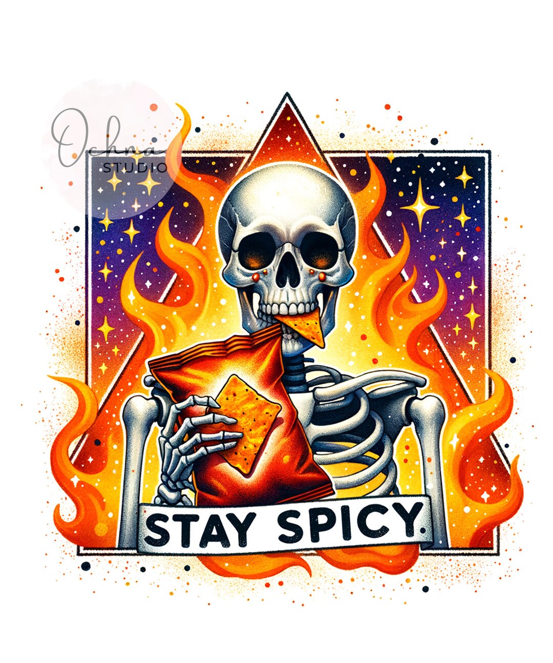 Stay Spicy Skeleton PNG, Cinco De Mayo Png, Mexican Skeleton, Sarcastic ...