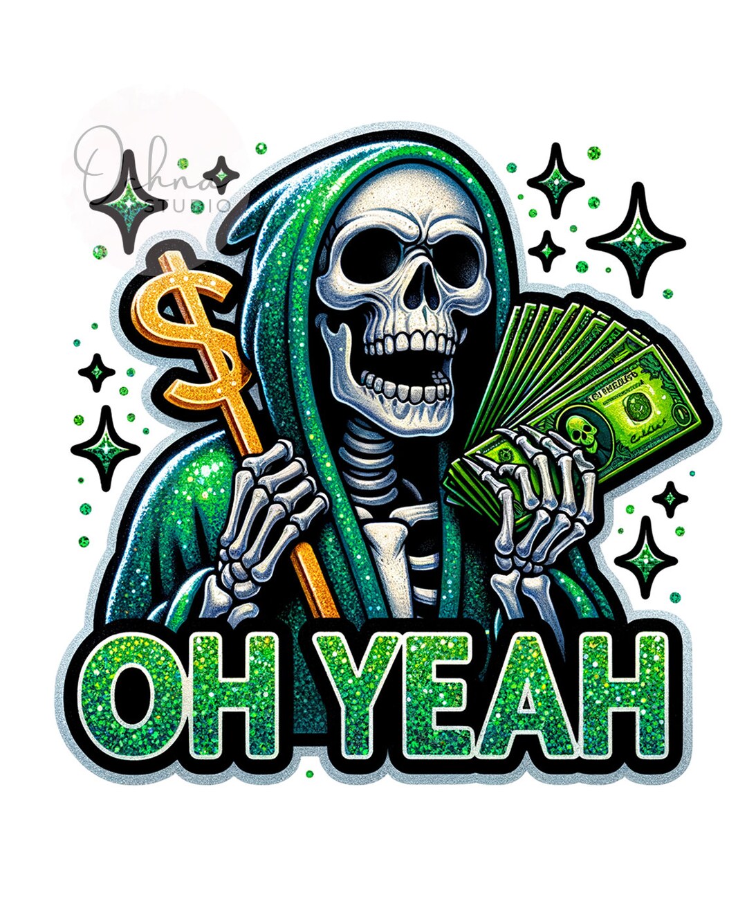 Oh Yeah PNG, Money Png, Grim Reaper Clipart, Sarcastic PNG, Snarky ...