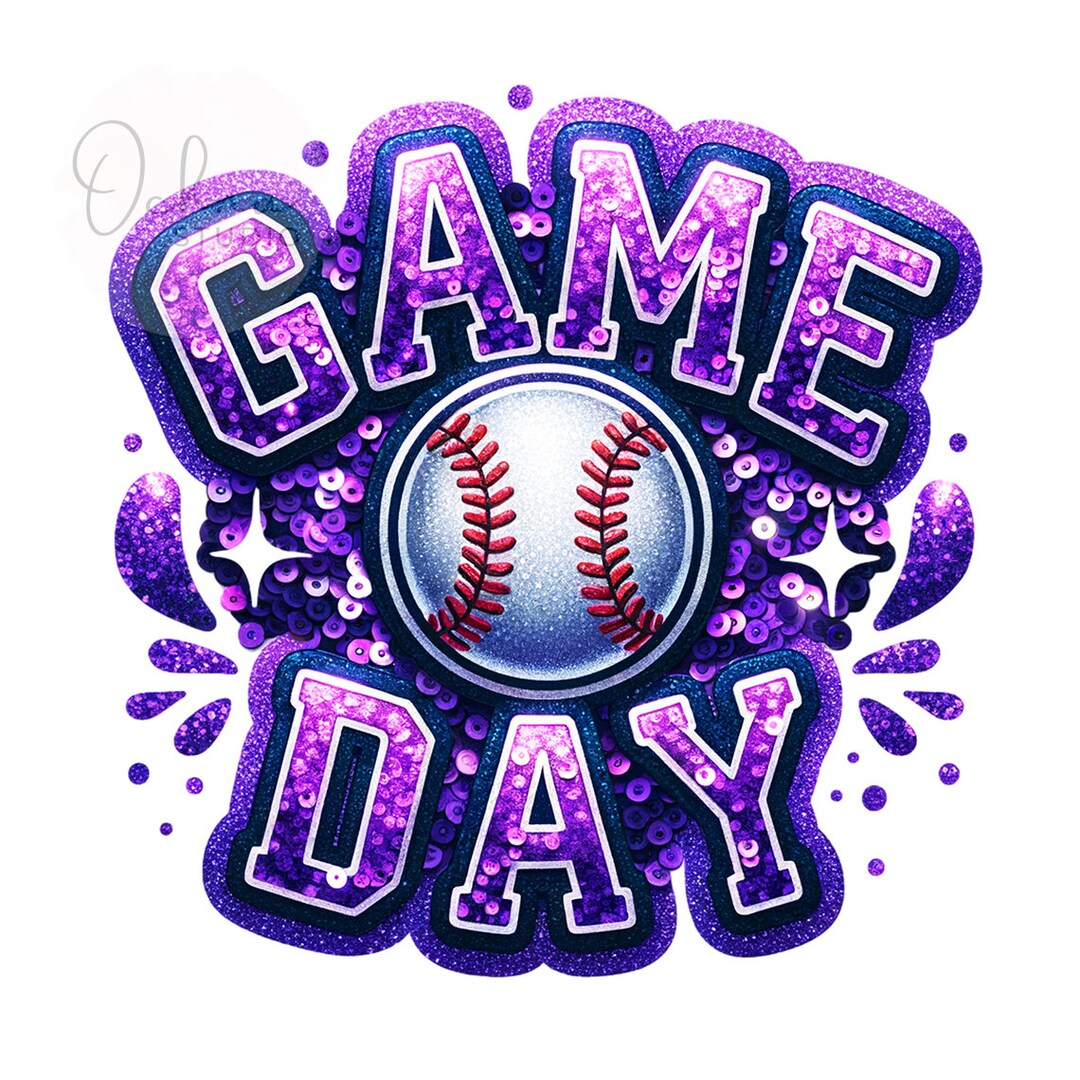Game Day PNG, Sequin Glitter, Baseball Png, Sport Png, Baseball, Trendy ...
