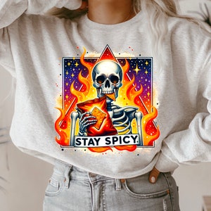 Stay Spicy Skeleton PNG, Cinco De Mayo Png, Mexican Skeleton, Sarcastic ...