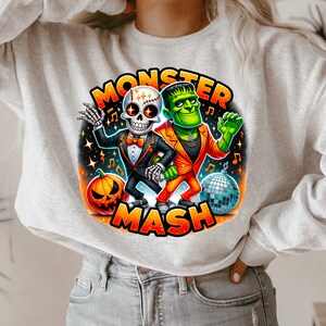 Monster Mash PNG, Spooky Halloween Clipart, Halloween Skeleton Monster ...