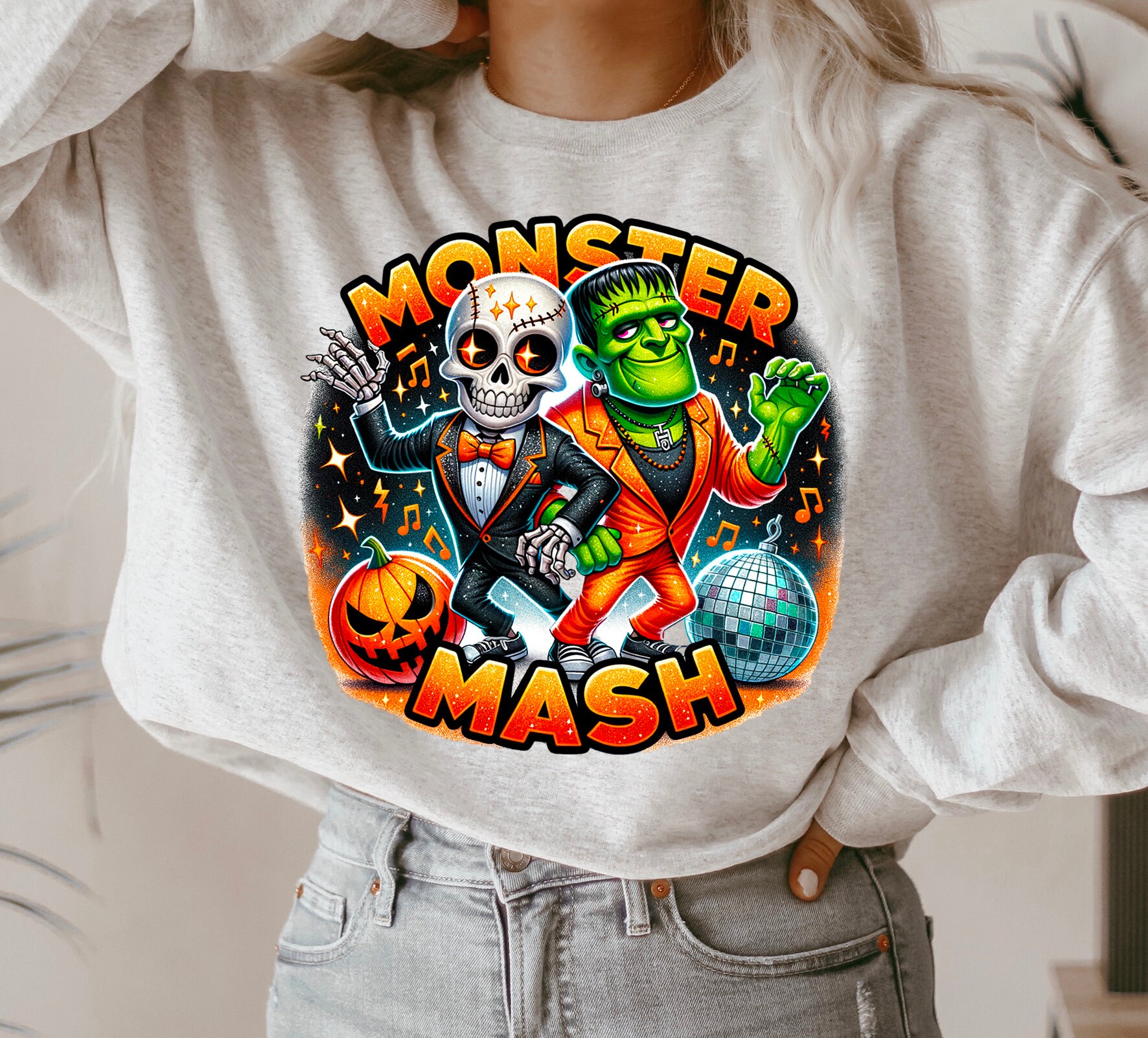 Monster Mash PNG, Spooky Halloween Clipart, Halloween Skeleton Monster ...