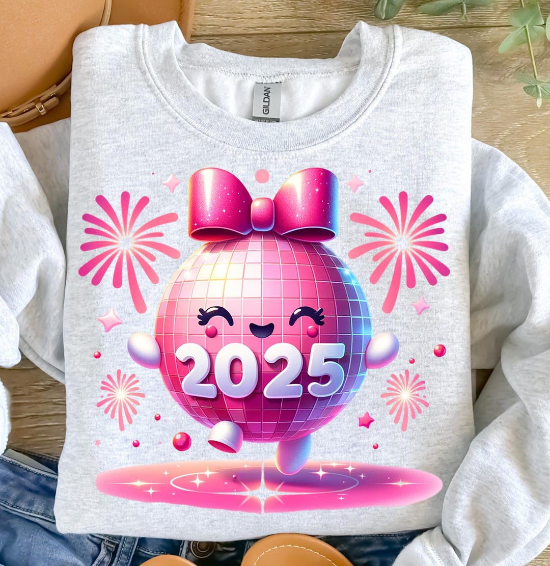 2025 PNG, Happy New Year PNG, Pink Ribbon 2025 Png, Happy New Year 2025 ...