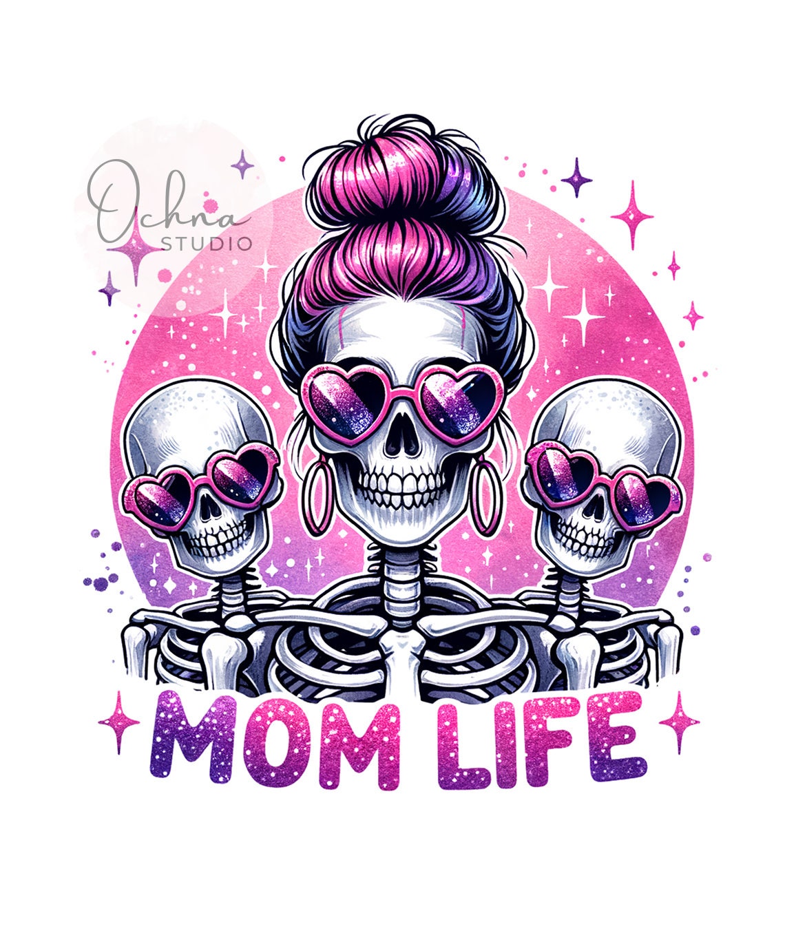 Mom Life PNG, Skeleton Mom Clipart, Mom Skull PNG Design, Mothers Day ...