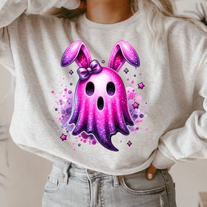 Ghost Easter Bunny PNG, Cute Ghosts, Spooky Easter Clipart, Funny ...