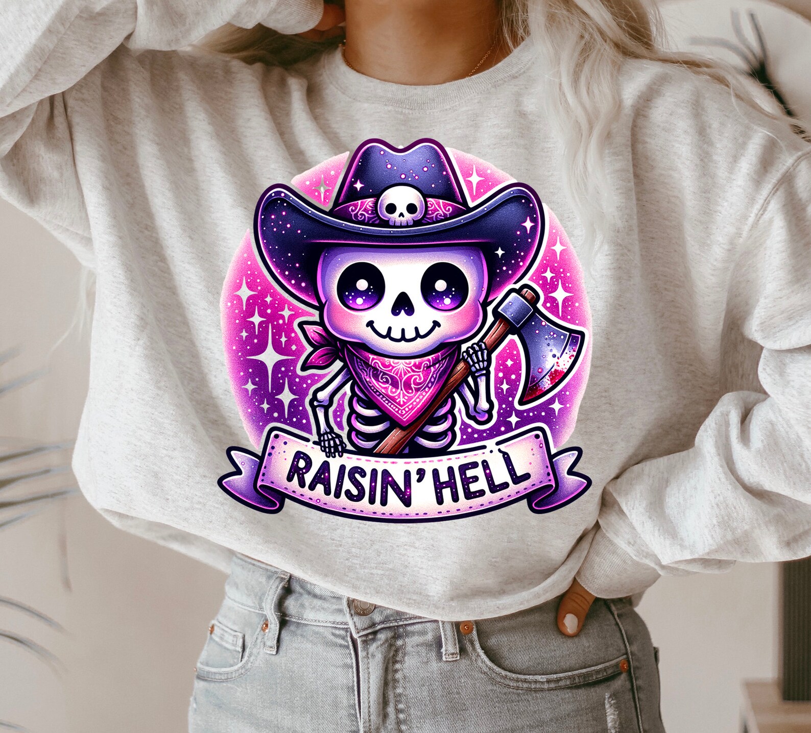 Raisin Hell PNG, Cowboy Clipart, Grim Reaper Png, Sarcastic PNG, Snarky ...