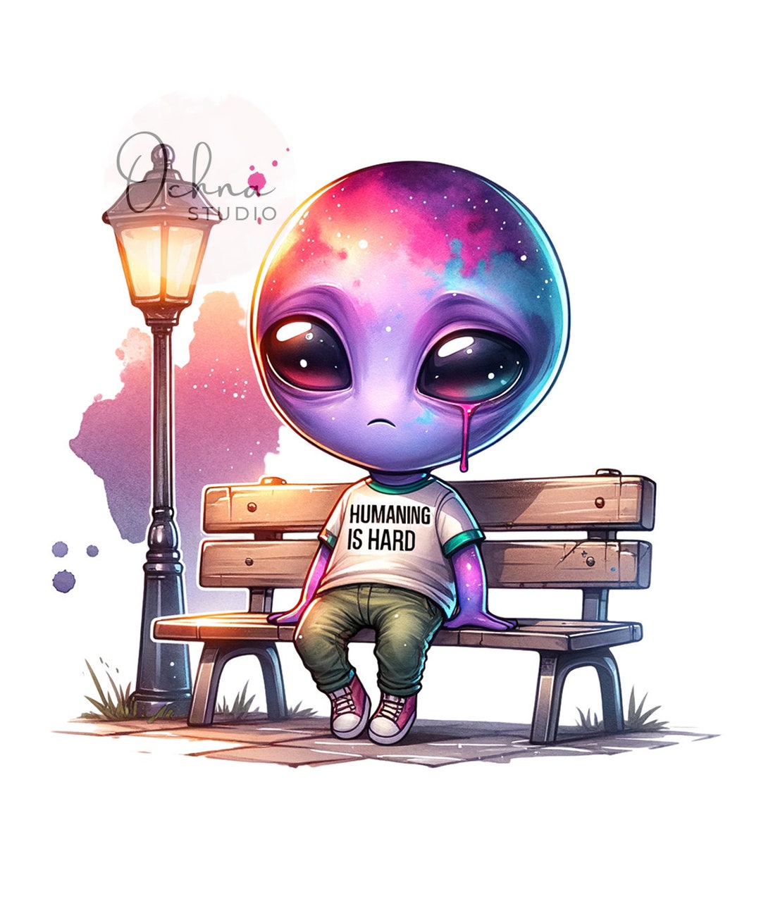 Alien Clipart, Humaning is Hard Png, Alien Shirt, Alien PNG, Funny ...