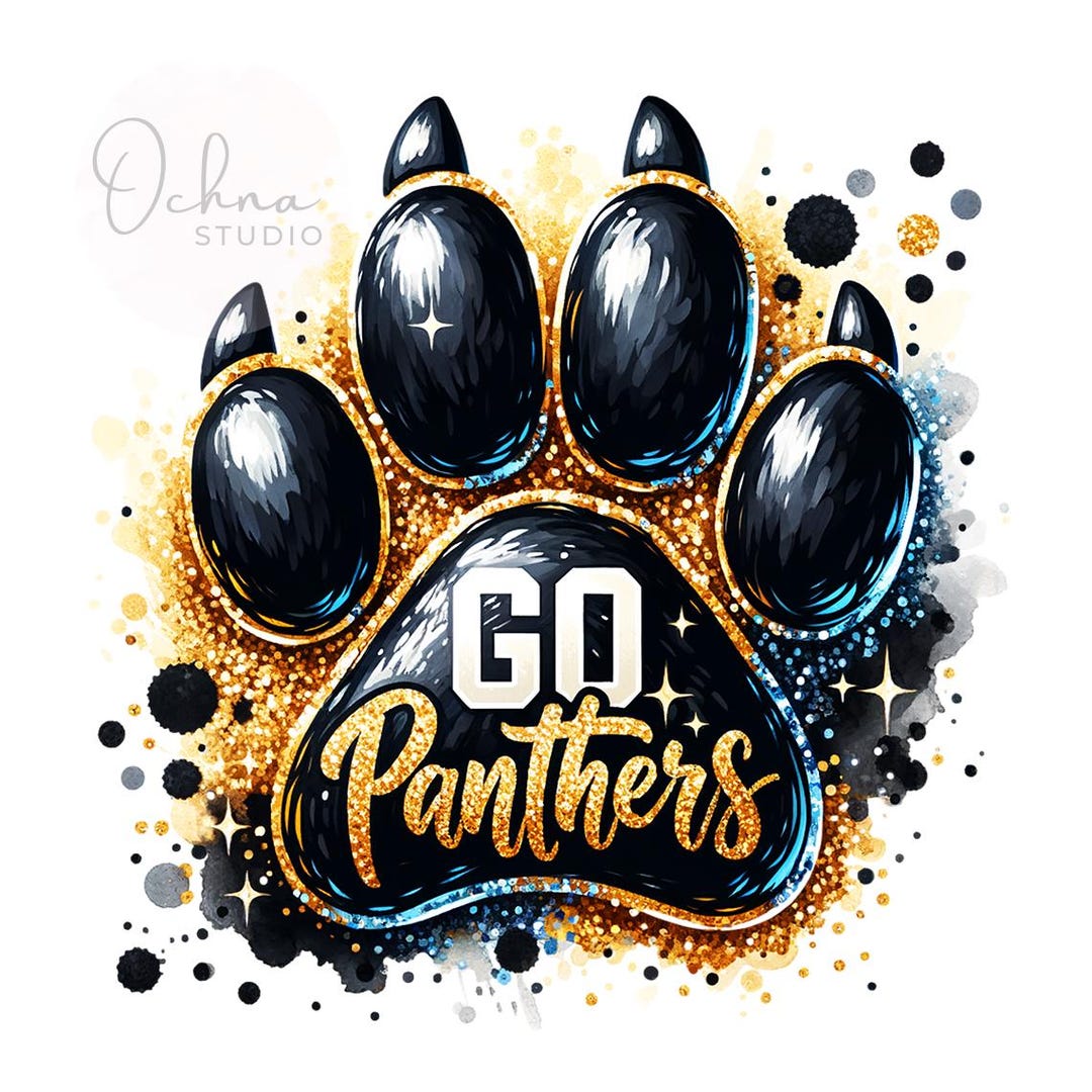 Go Panthers Png, Panthers PNG, Sport Png, Game Day Png, Football Png ...