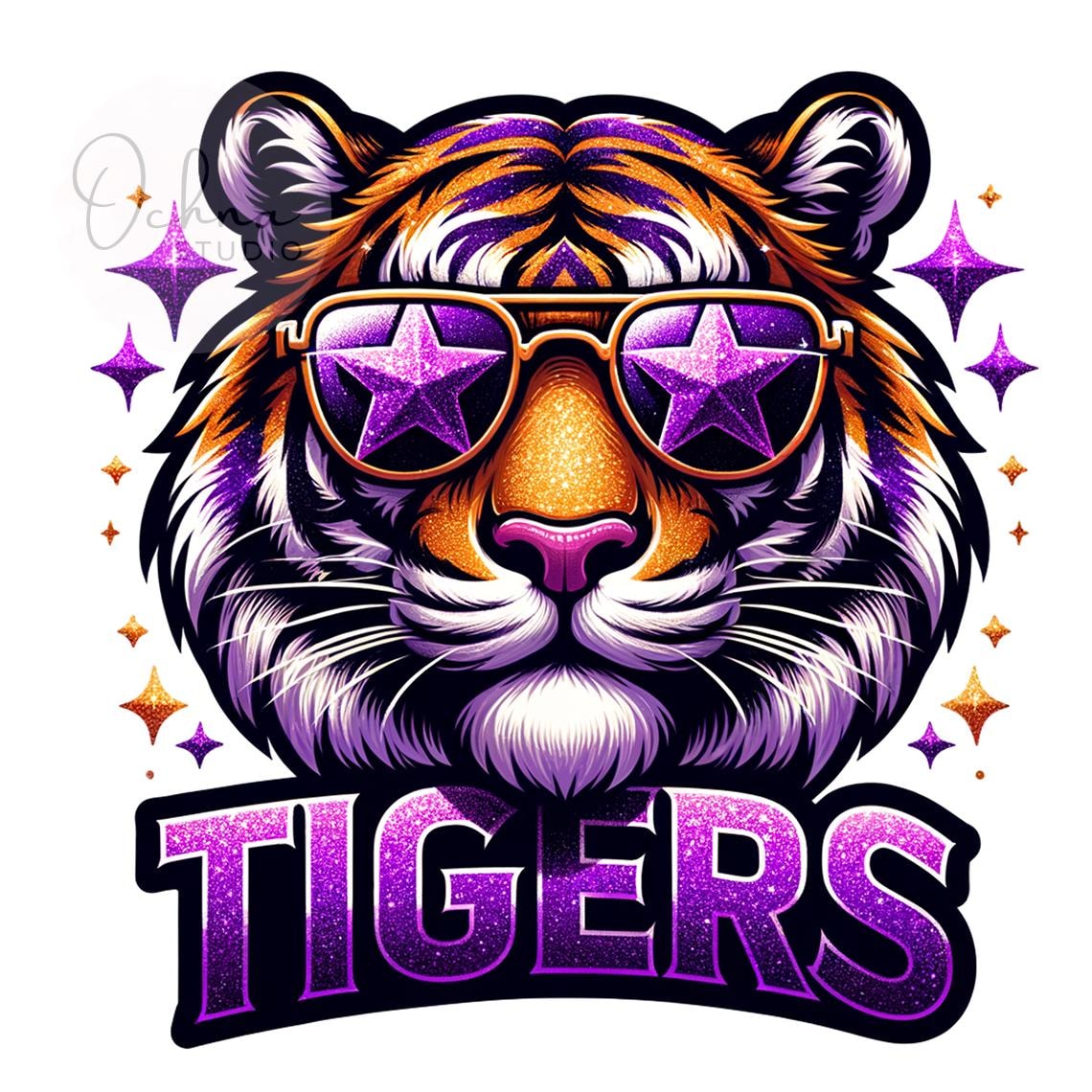 Tigers PNG, Sport Png, Game Day Png, Football Png, Retro Png, Mascot ...
