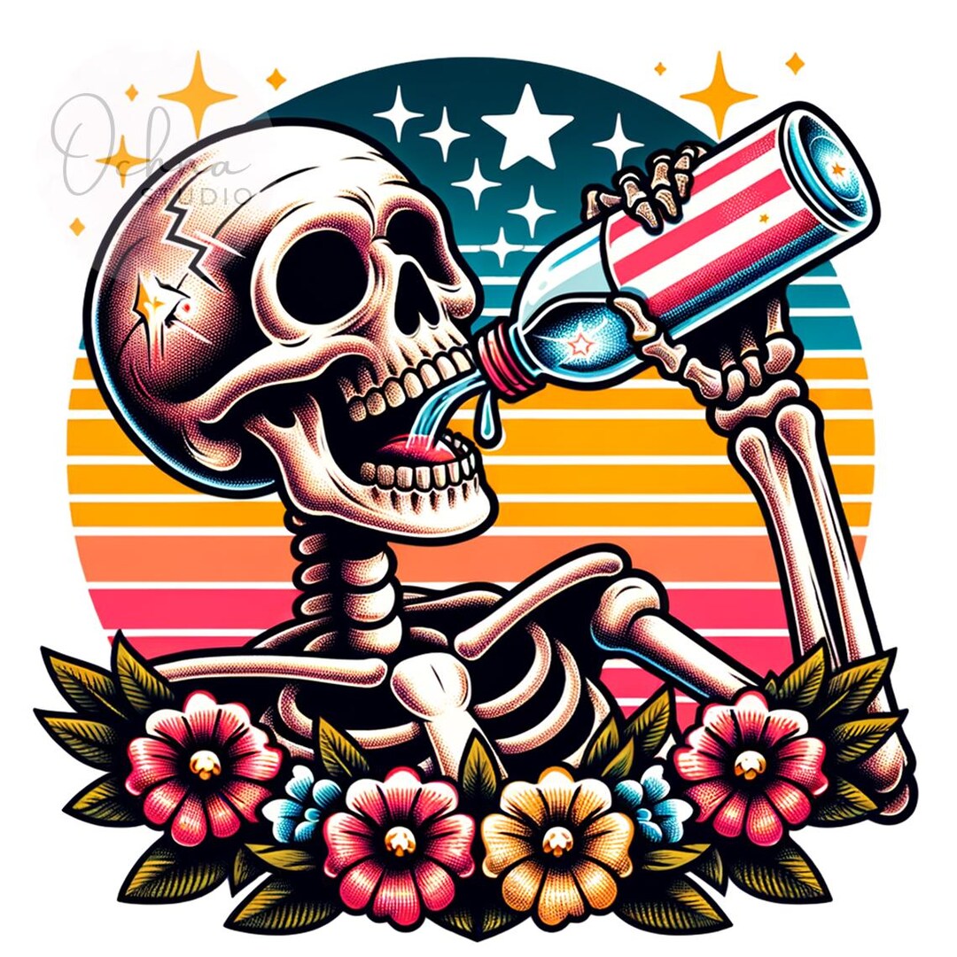 Skeleton Png, Don't Forget to Hydrate PNG, Snarky Drink Water Png ...