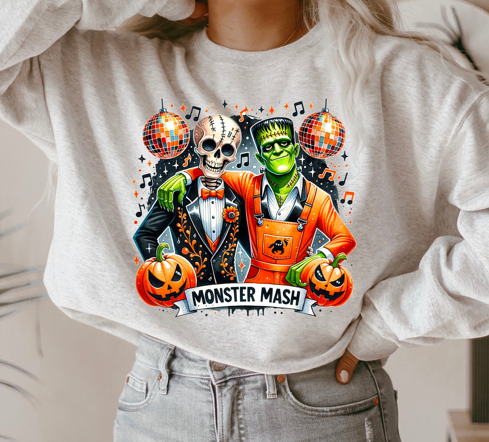 Monster Mash PNG, Spooky Halloween Clipart, Halloween Skeleton Monster ...