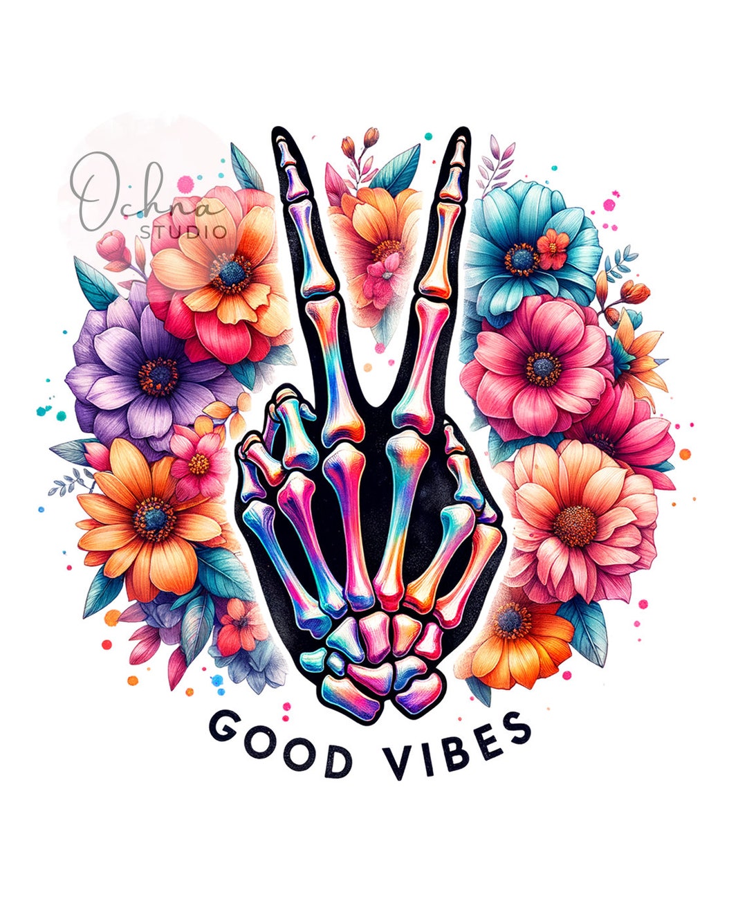 Good Vibes Png, Skeleton PNG, Summer Vibes PNG, Funny Summer Skeleton ...
