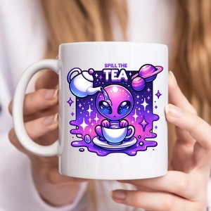 Spill the Tea PNG, Funny Grim Reaper Clipart, Alien Tea Pot Png, Tea ...