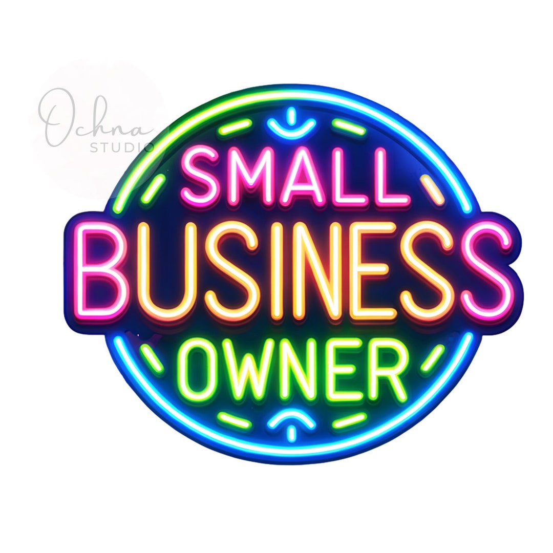 Small Business Owner PNG, Fneon Png, Entrepreneur Png, Boss Png, Neon ...