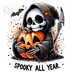 Spooky All Year PNG, Waiting for Halloween Clipart, Spooky Fall Vibes ...