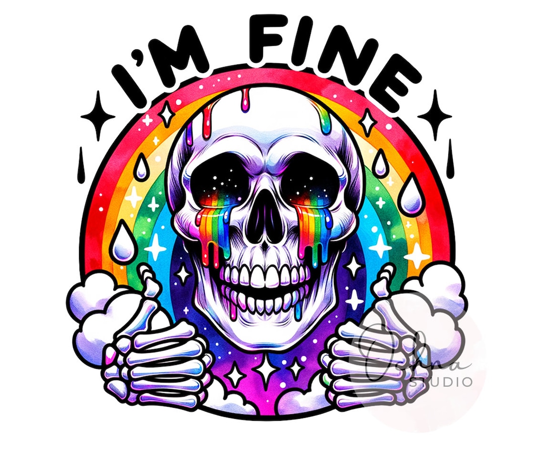 I'm Fine Skeleton PNG, Snarky Skeleton Png, Sarcastic Png, Skeleton ...