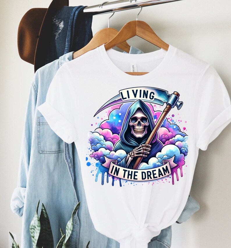 Living the Dream PNG, Grim Reaper Clipart, Sarcastic PNG, Snarky ...