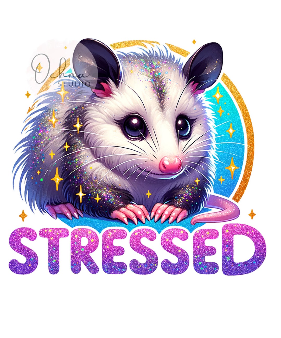 Stressed Opossum PNG, Funny Opossum Clipart, Anxiety Png, Sarcastic Png ...