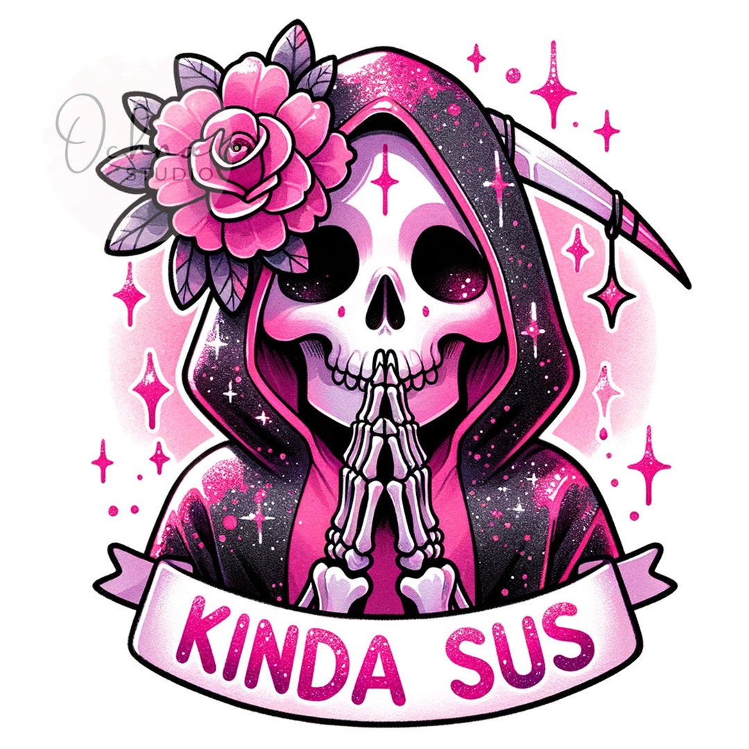 Kinda Sus Clipart, Sus Grim Reaper PNG , Grim Reaper Clipart, Snarky ...