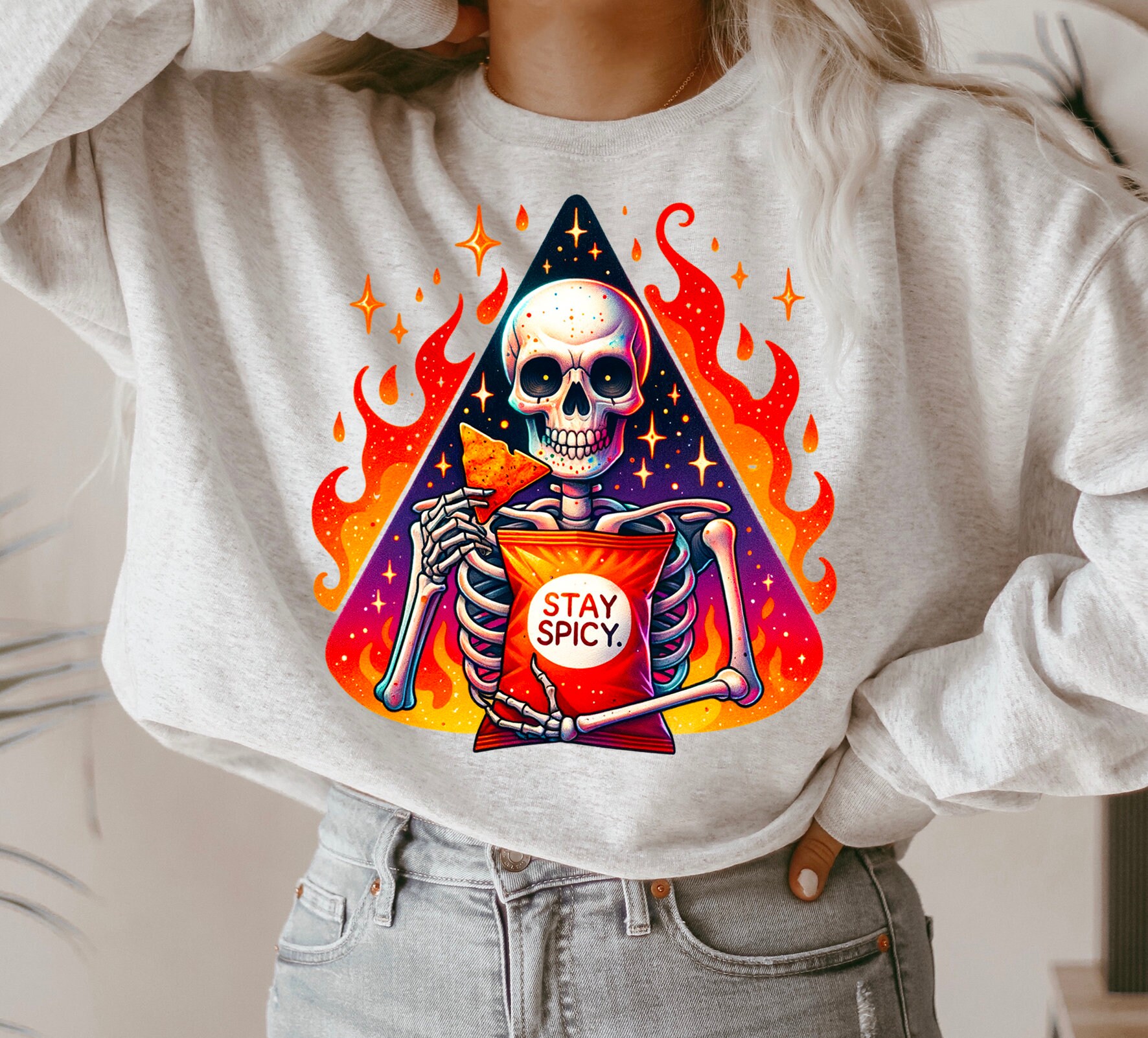 Stay Spicy Skeleton PNG, Cinco De Mayo Png, Mexican Skeleton, Sarcastic ...