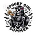 Spooky Summer Girl PNG, Spooky Skeleton Clipart, Spooky Summer Clipart ...