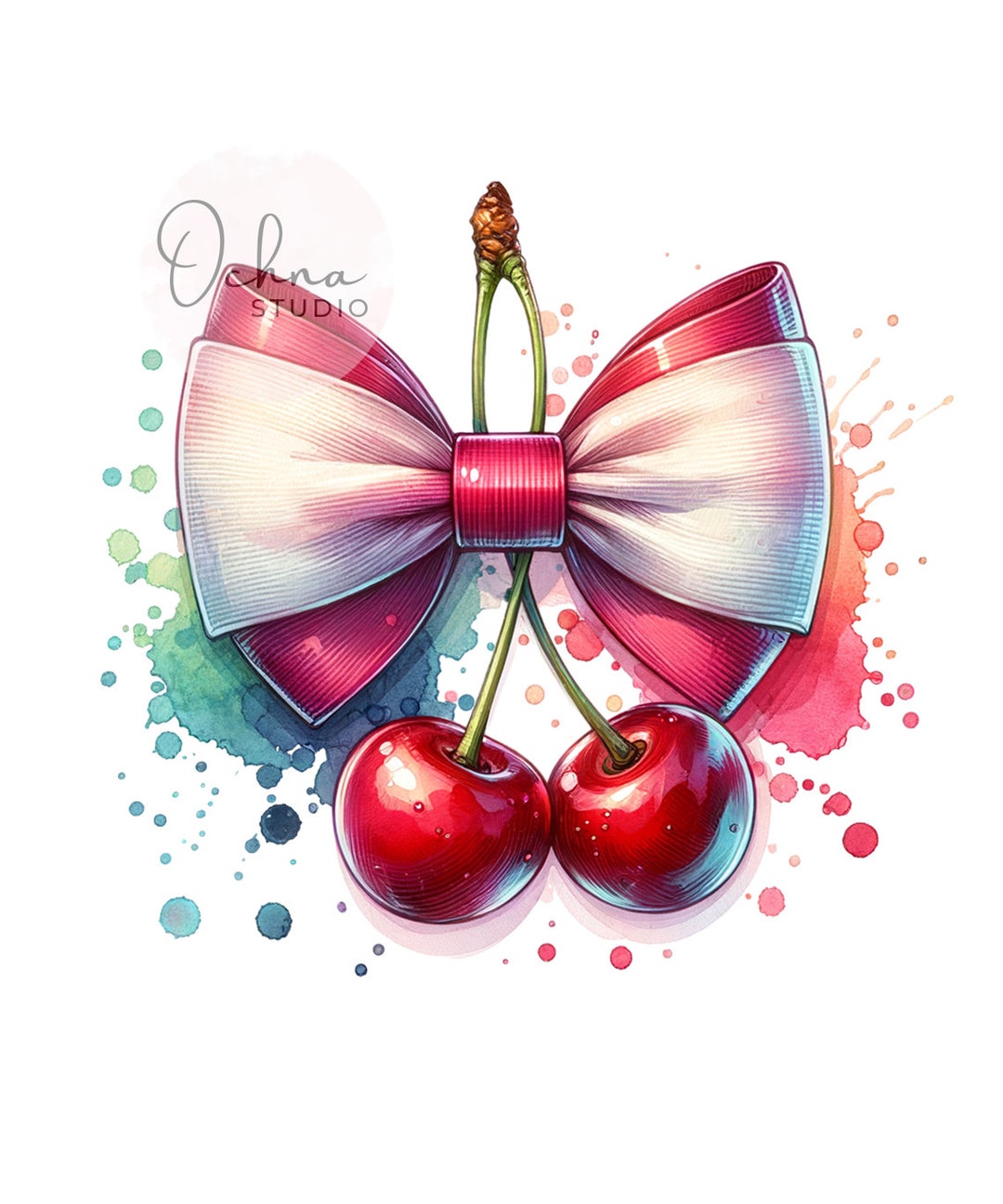 Coquette Cherry PNG, Cherries Sublimation Design, Cherry Clipart ...