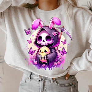 Spooky Easter PNG, Grim Reaper Easter Bunny PNG, Easter Chicken Png ...