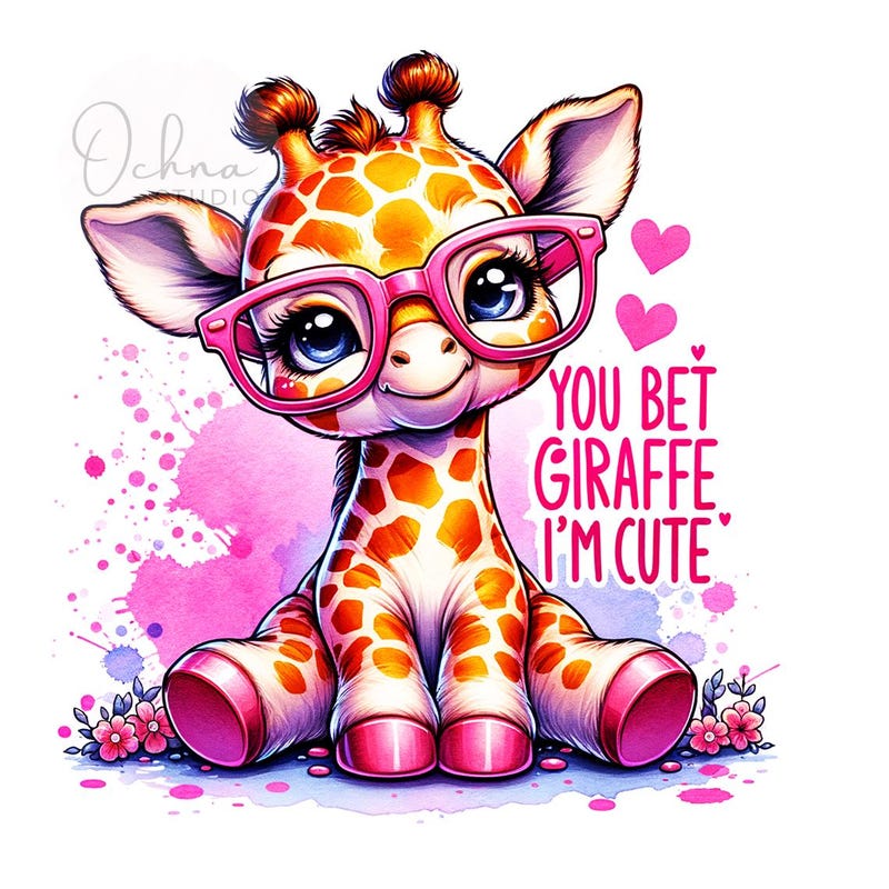 3d Giraffe Shirt - Etsy