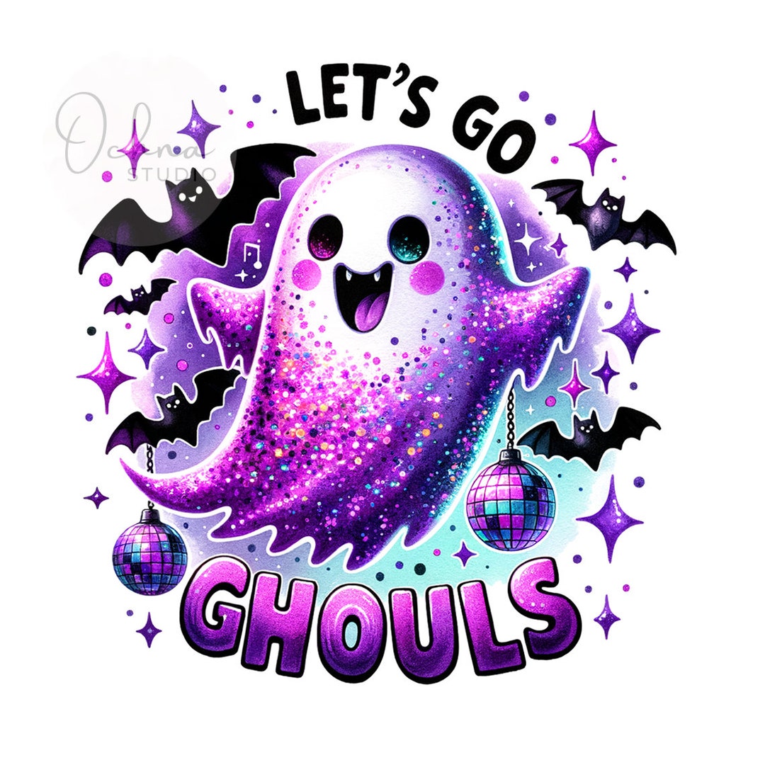 Lets Go Ghouls PNG, Ghost PNG, Funny Halloween Clipart, Funny Ghost Png ...