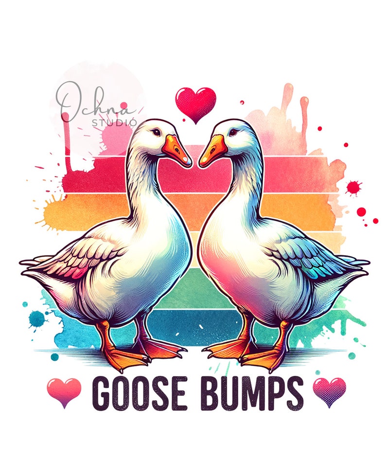 Goosebumps PNG, Goose Bumps Clipart, Retro Geese Png, Goose Bumps ...