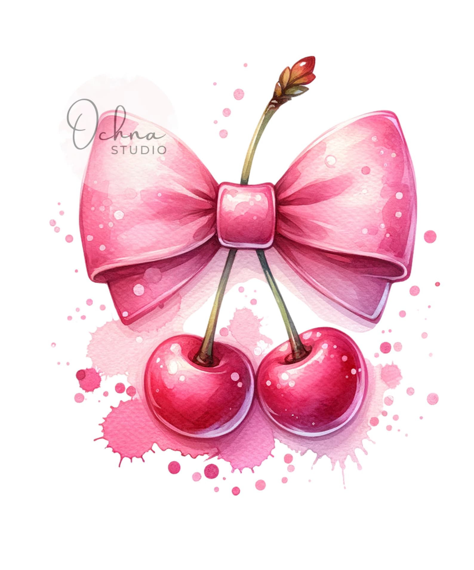 Coquette Cherry PNG, Cherries Sublimation Design, Cherry Clipart ...