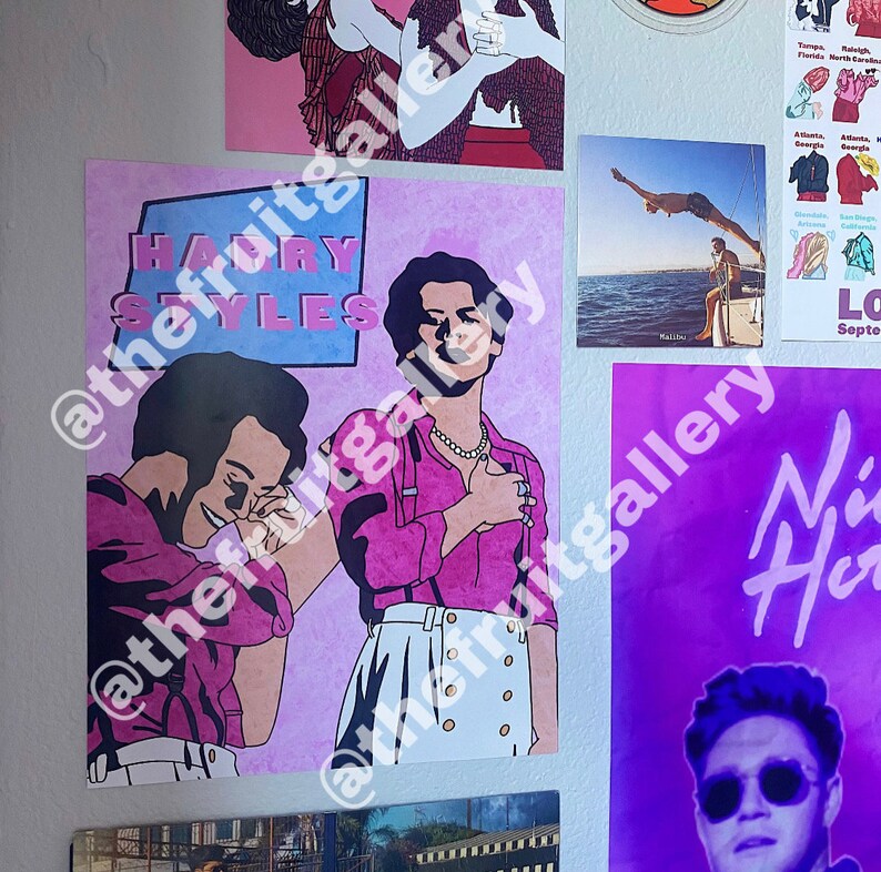 Harry Styles Vintage Poster / Print - Etsy