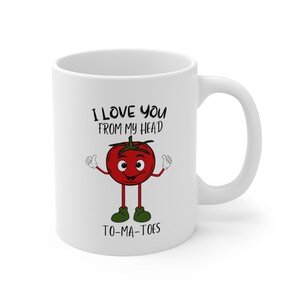 BEAUTIFUL, CUSTOMIZABLE CERAMIC Mug Features an Adorable Tomato Fruit ...