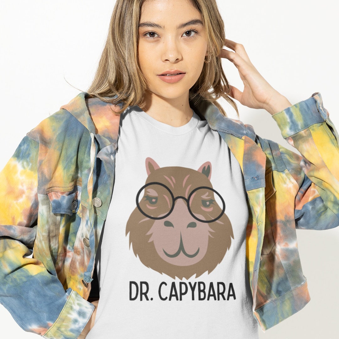 Capybara Shirt Dr Capybara T-shirt Capybara Lover Gift Funny Meme Shirt ...