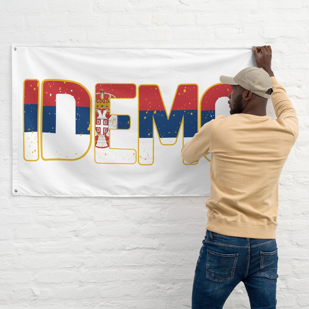 Let's Go Flag Idemo Novak Djokovic Inspired Fan Flag Great Gift for ...