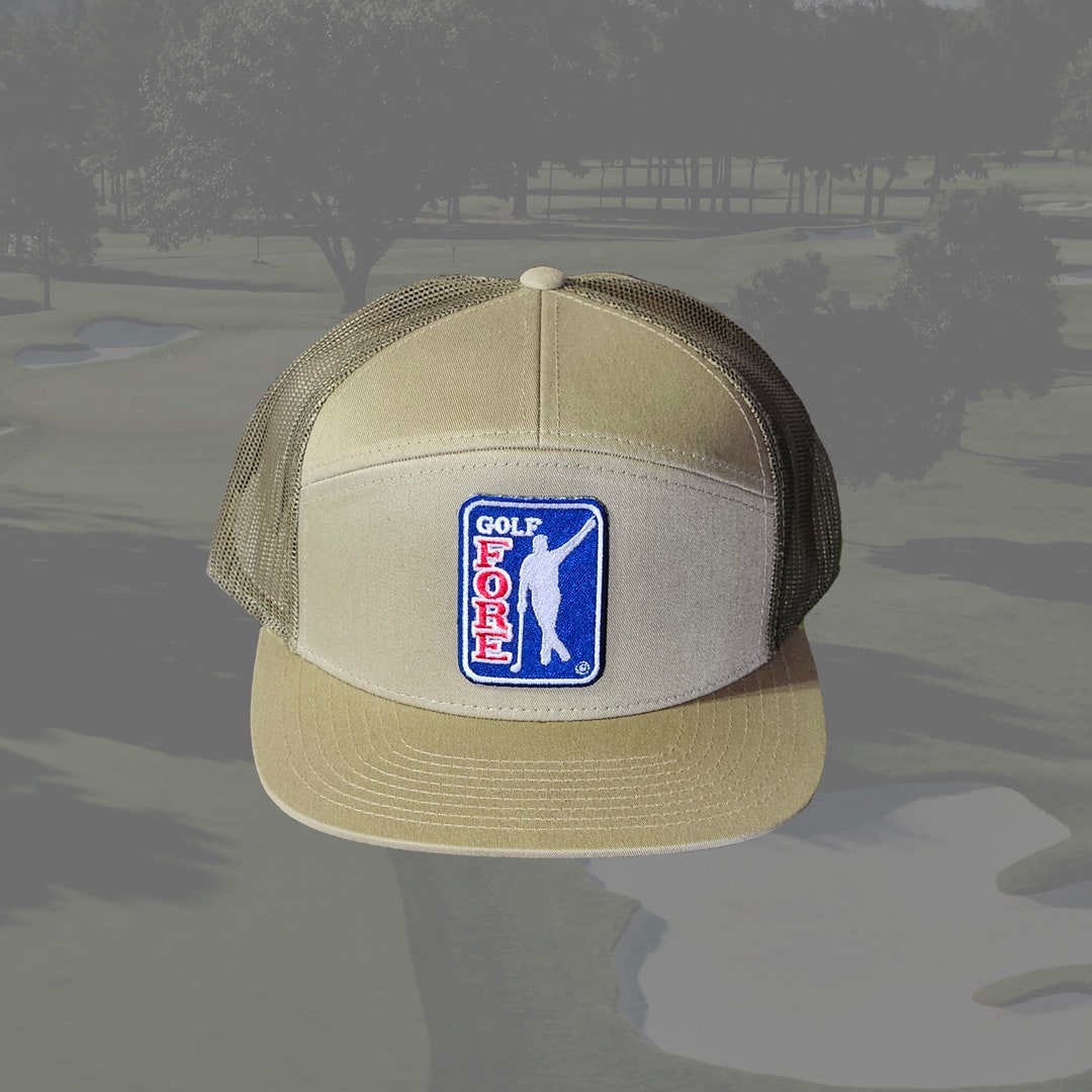 Sand Bunker Tan FORE Golf Hat - Etsy