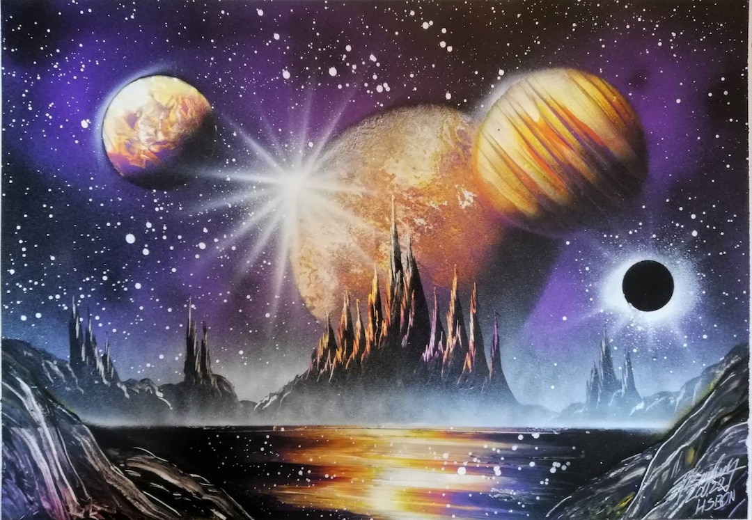 Spray Paint Art Space And City