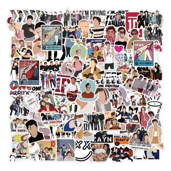 One Direction Stickers - Etsy