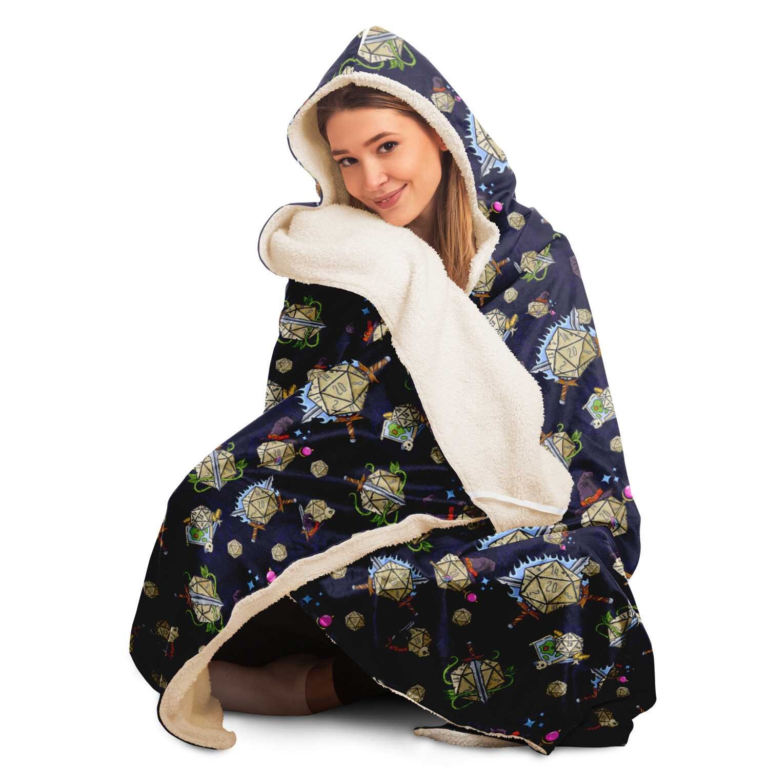 DND Hooded Blanket, Dungeon Master Gift, Funny DM Hoodie, Gaming ...
