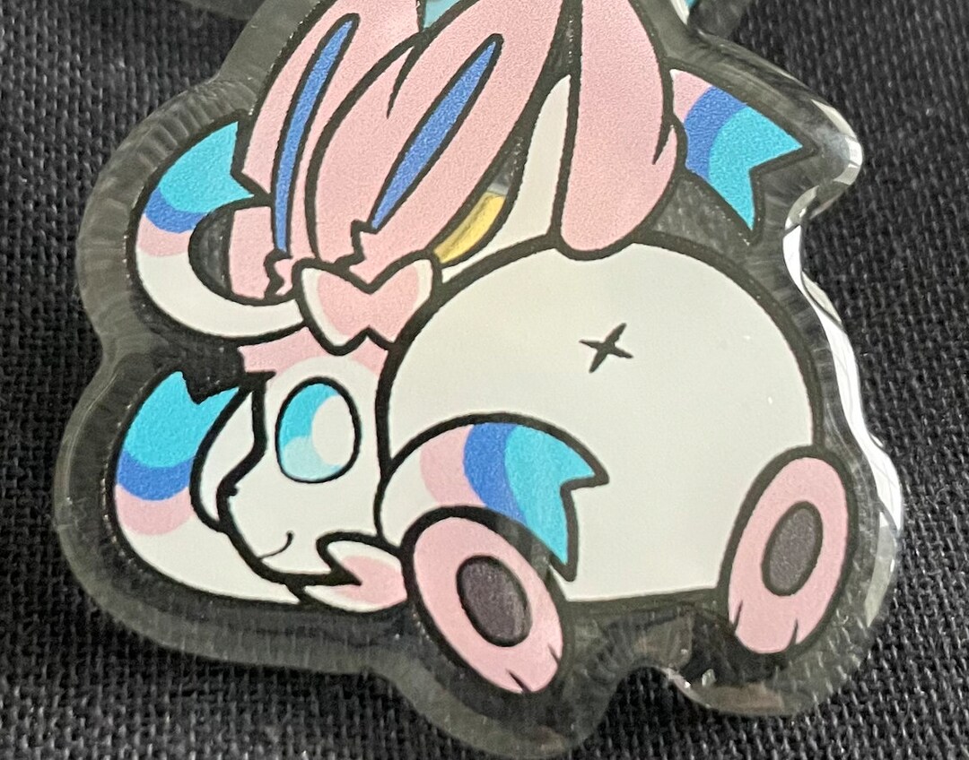 Sylveon Acrylic Pin - Etsy