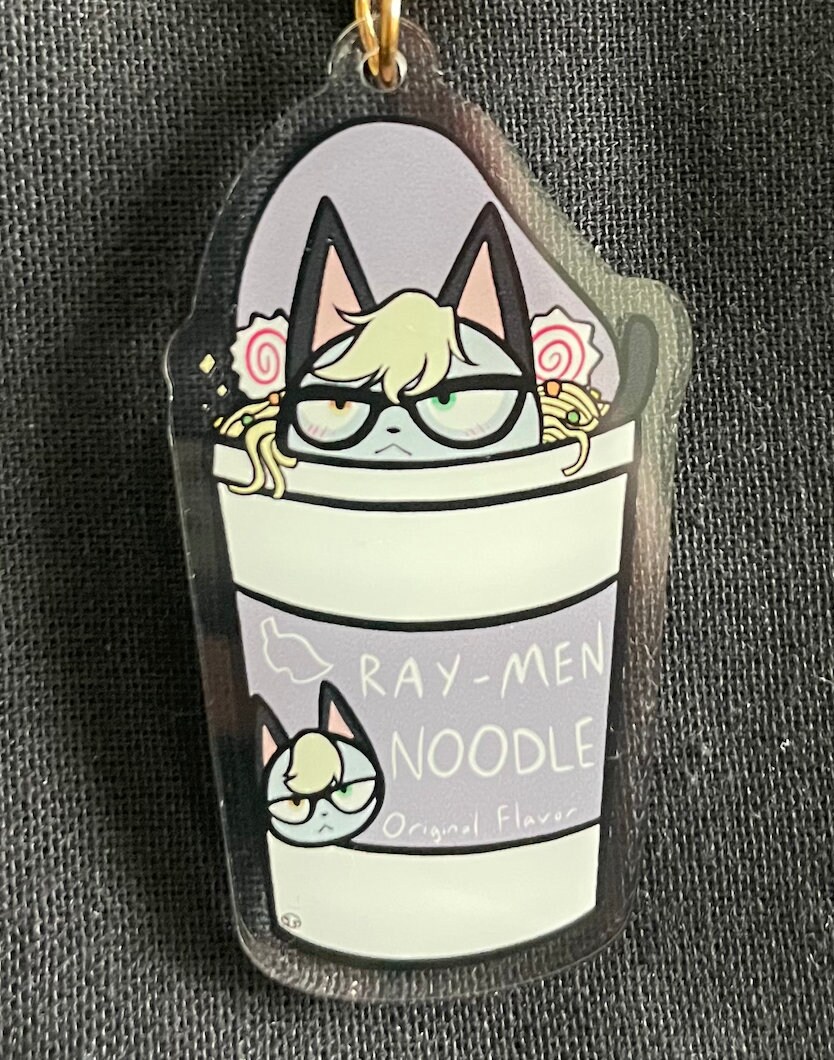 Raymond Noodle Keychain - Etsy