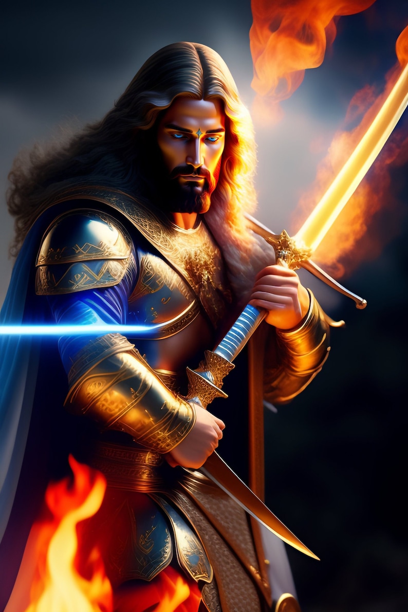 Jesus Christ Warrior Collection - Etsy