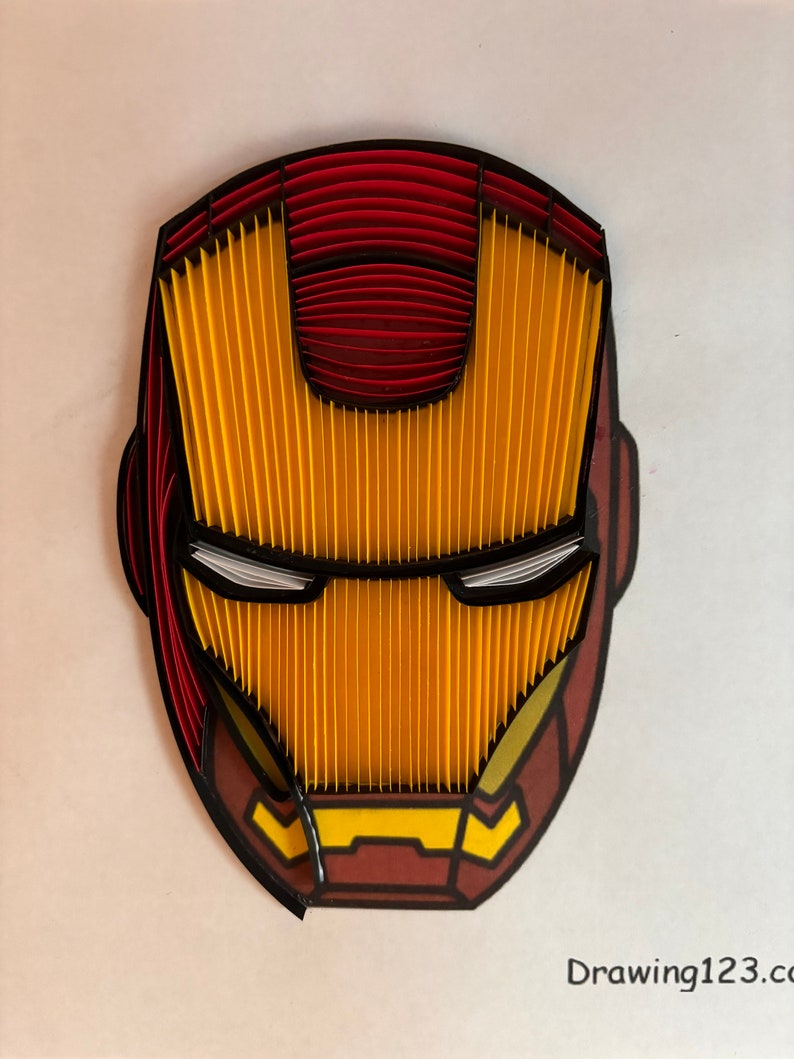 Paper Quilled Iron Man - Etsy