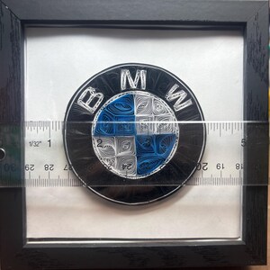 Paper Quilled BMW Badge - Etsy